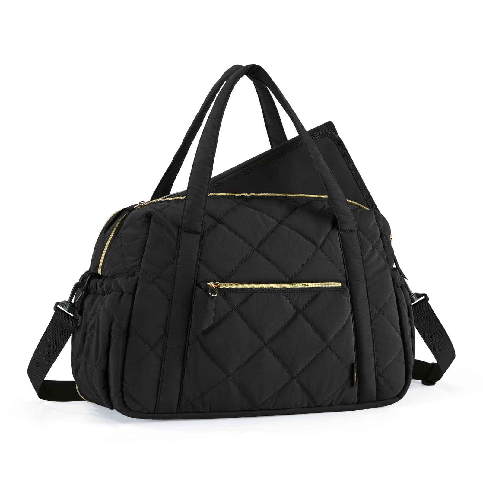Diaper Bag Tote Large Expandable Baby Travel Tote for 2 Kids Twins ...
