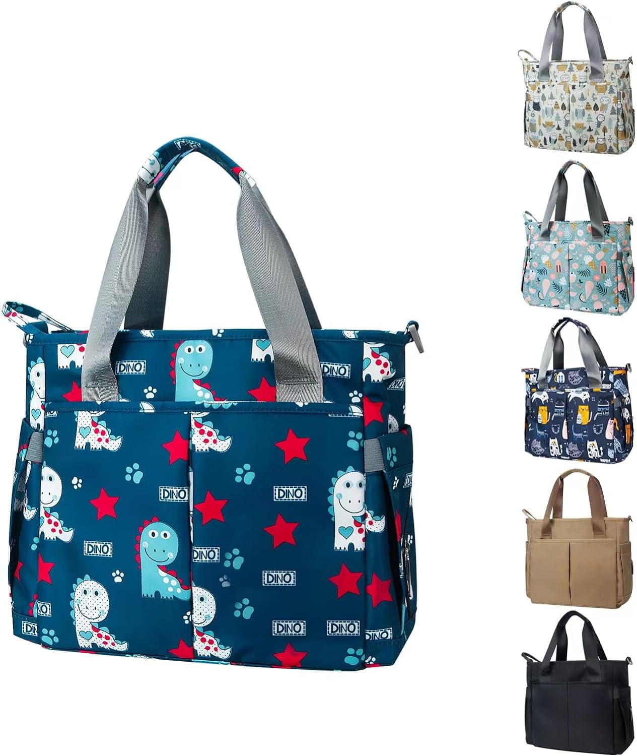 Diaper Bag Tote Satchel Waterproof Messenger Diaper Bags for Mom and ...