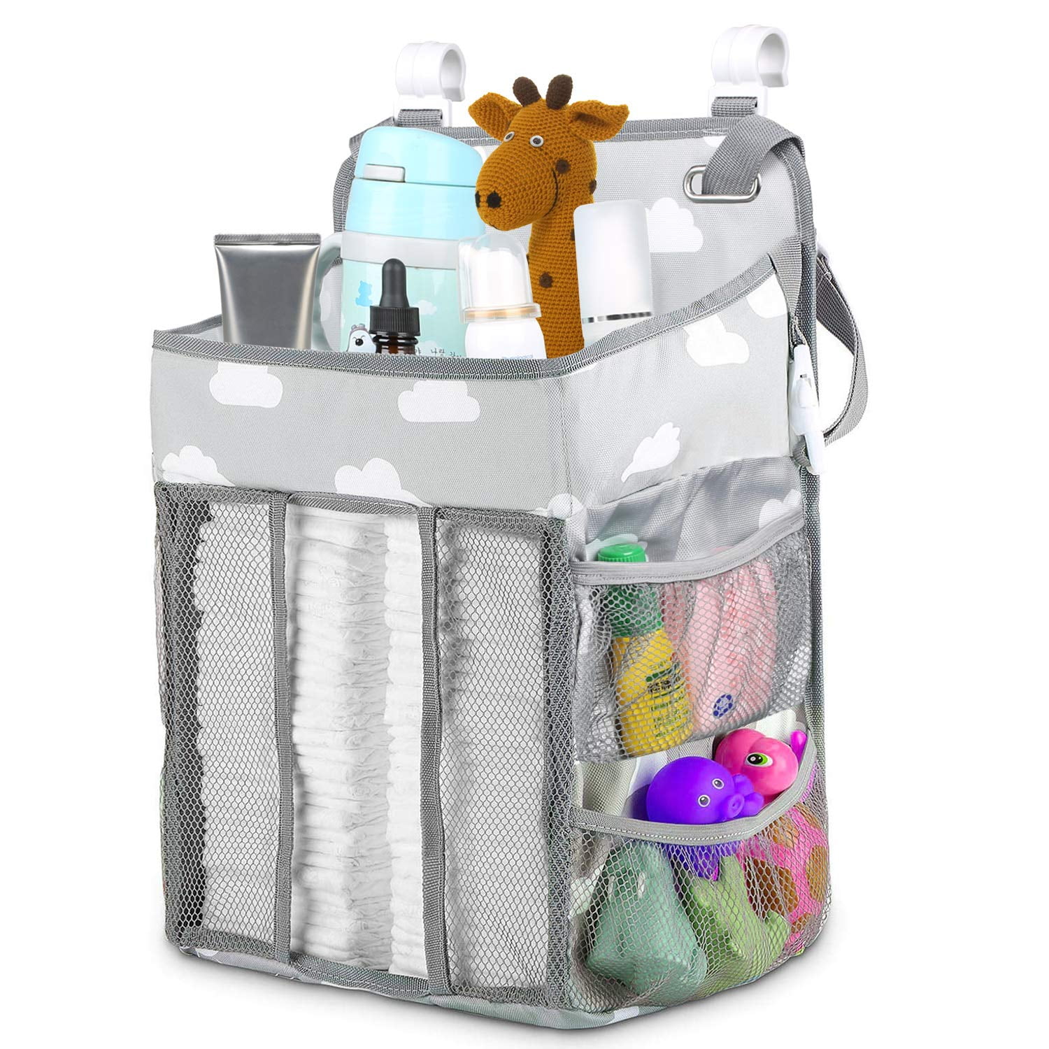 Diaper Caddy Hanging Diaper Caddy Organizer, Hanging Nursery Nappy ...