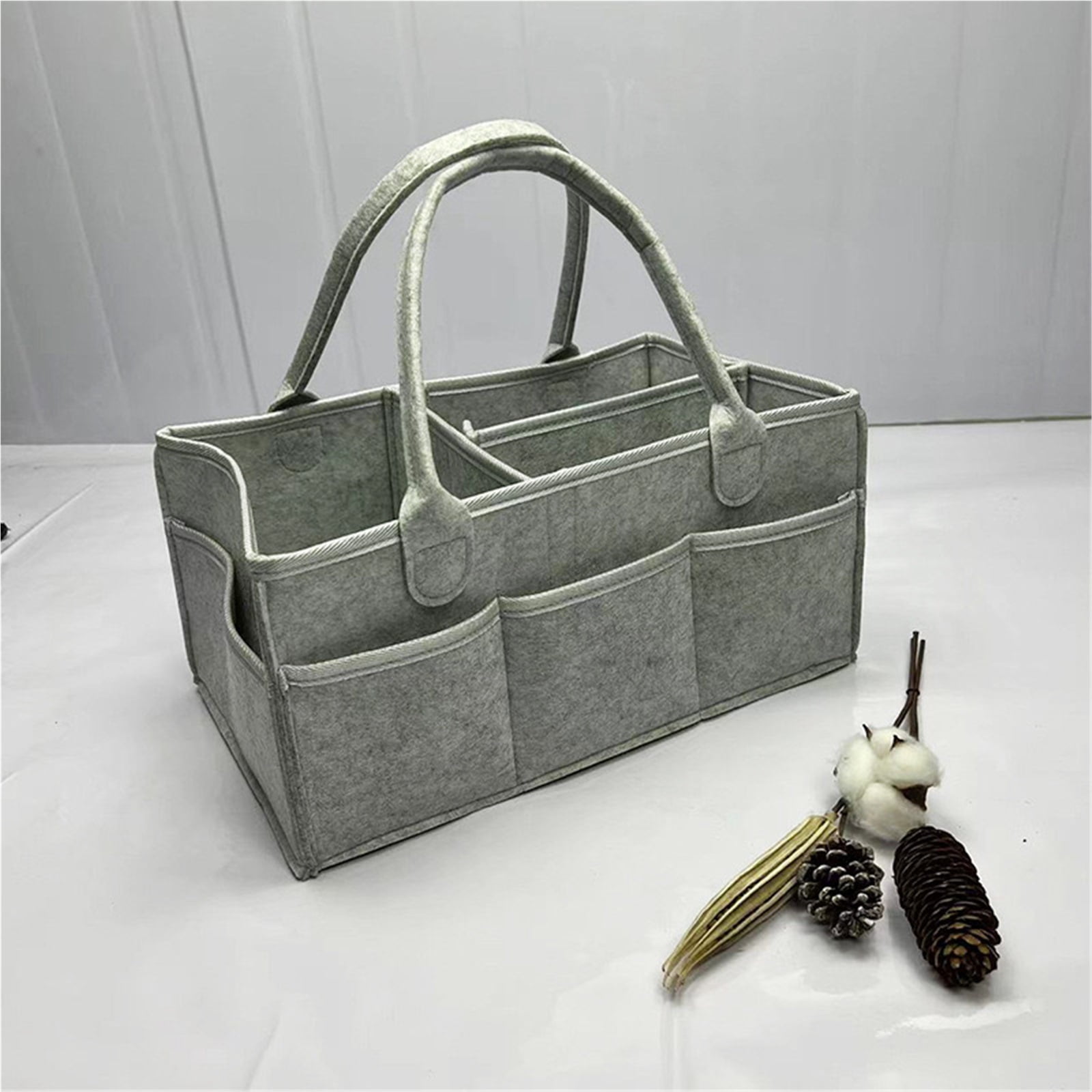 Diaper Caddy - Nursery Storage Bin and Car Organizer for Diapers and ...