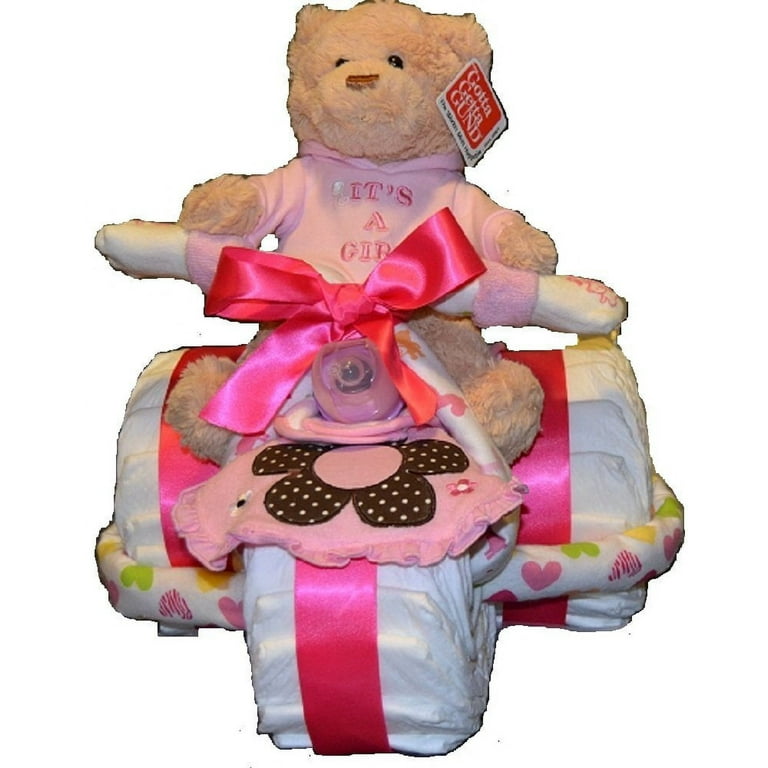 Three Wheeler Diaper Cake