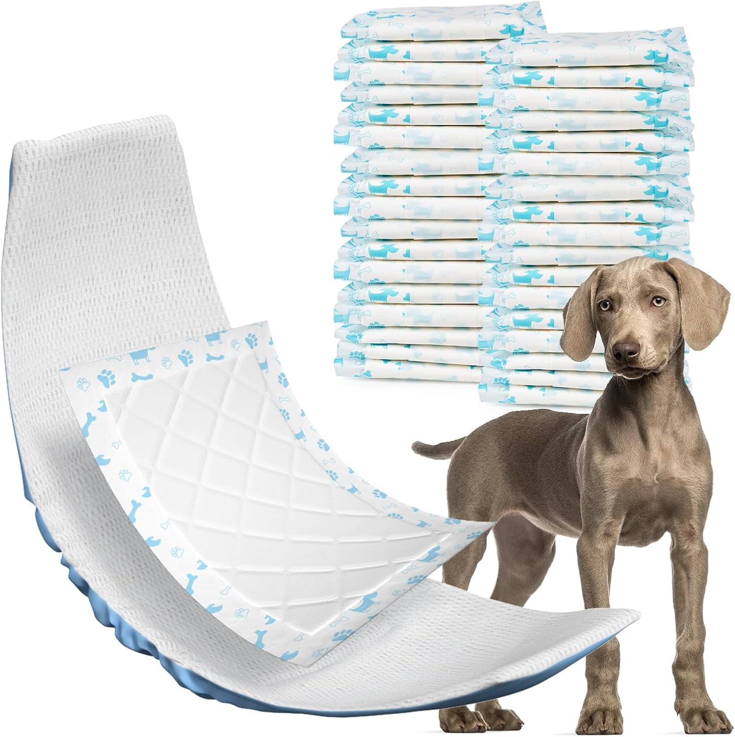 Diaper Liners, Diaper Pads, Disposable Dogs Booster Pads for Puppy ...
