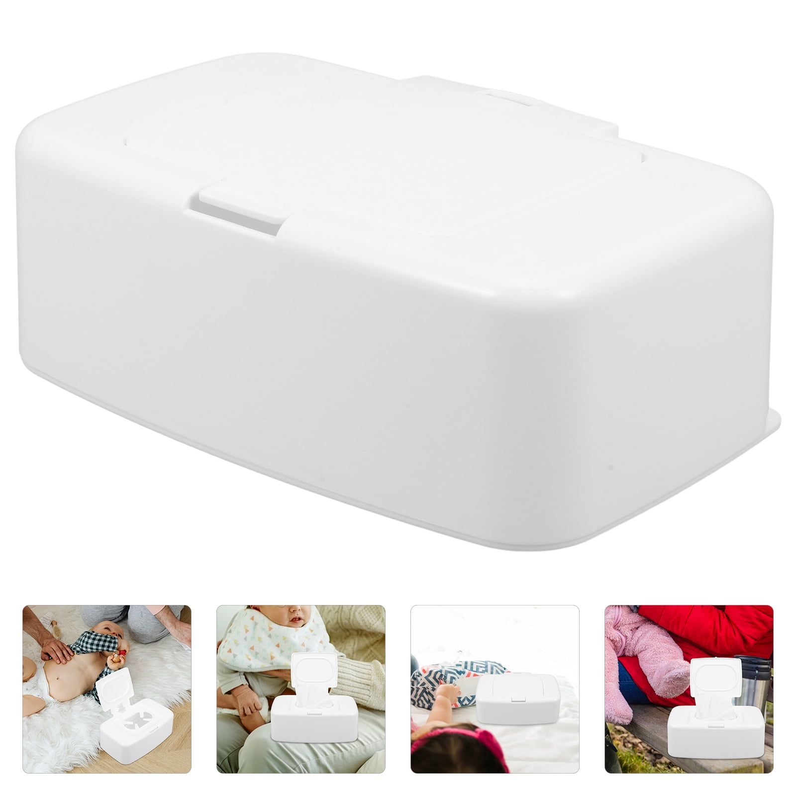 Diaper Wipes Dispenser, Refillable Wipe Container, Wipe Container with ...