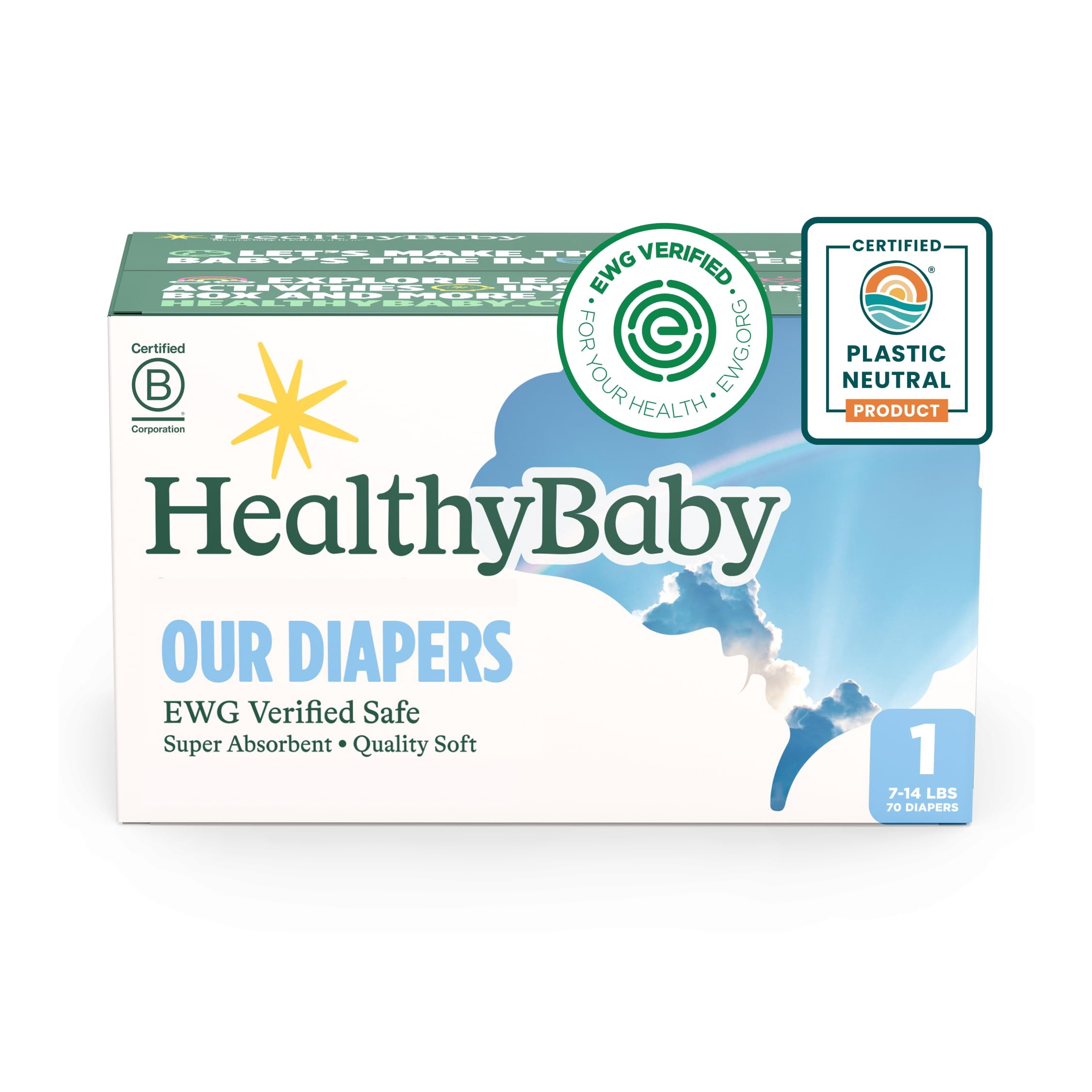 Our Diapers | EWG Verified Safe & Plant-Based Diapers | Leak Protection ...
