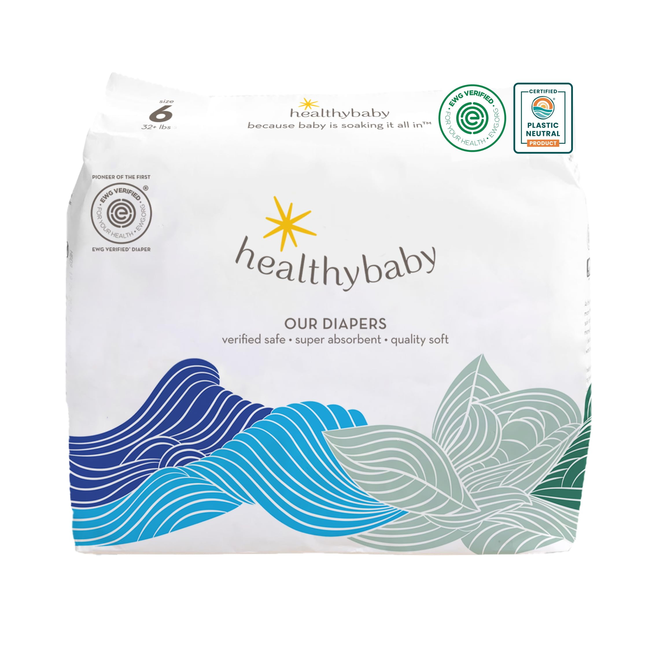 Our Diapers | EWG Verified Safe & Plant-Based Diapers | Leak Protection ...