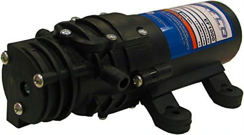 Diaphragm / Demand Water Transfer Pump 1.0 GPM, 12V Volt, 40 Psi EF1000 ...