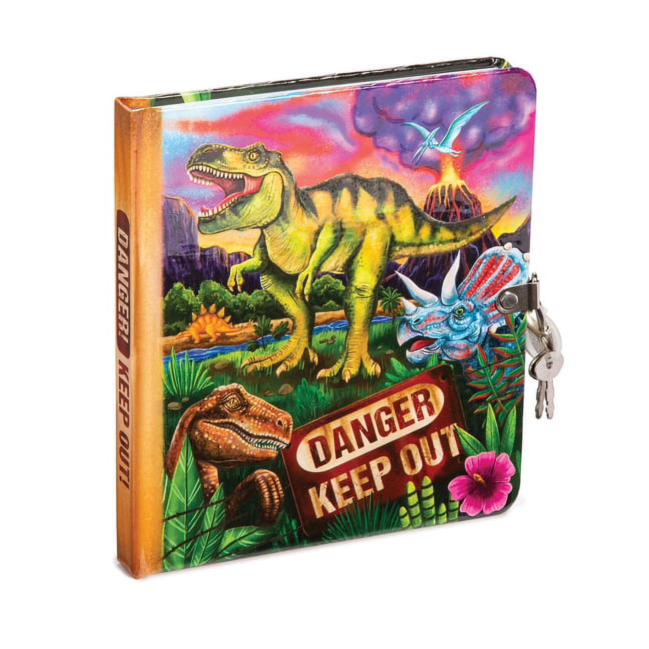 Diary: Lock & Key: Dinosaur (Other) - Walmart.com