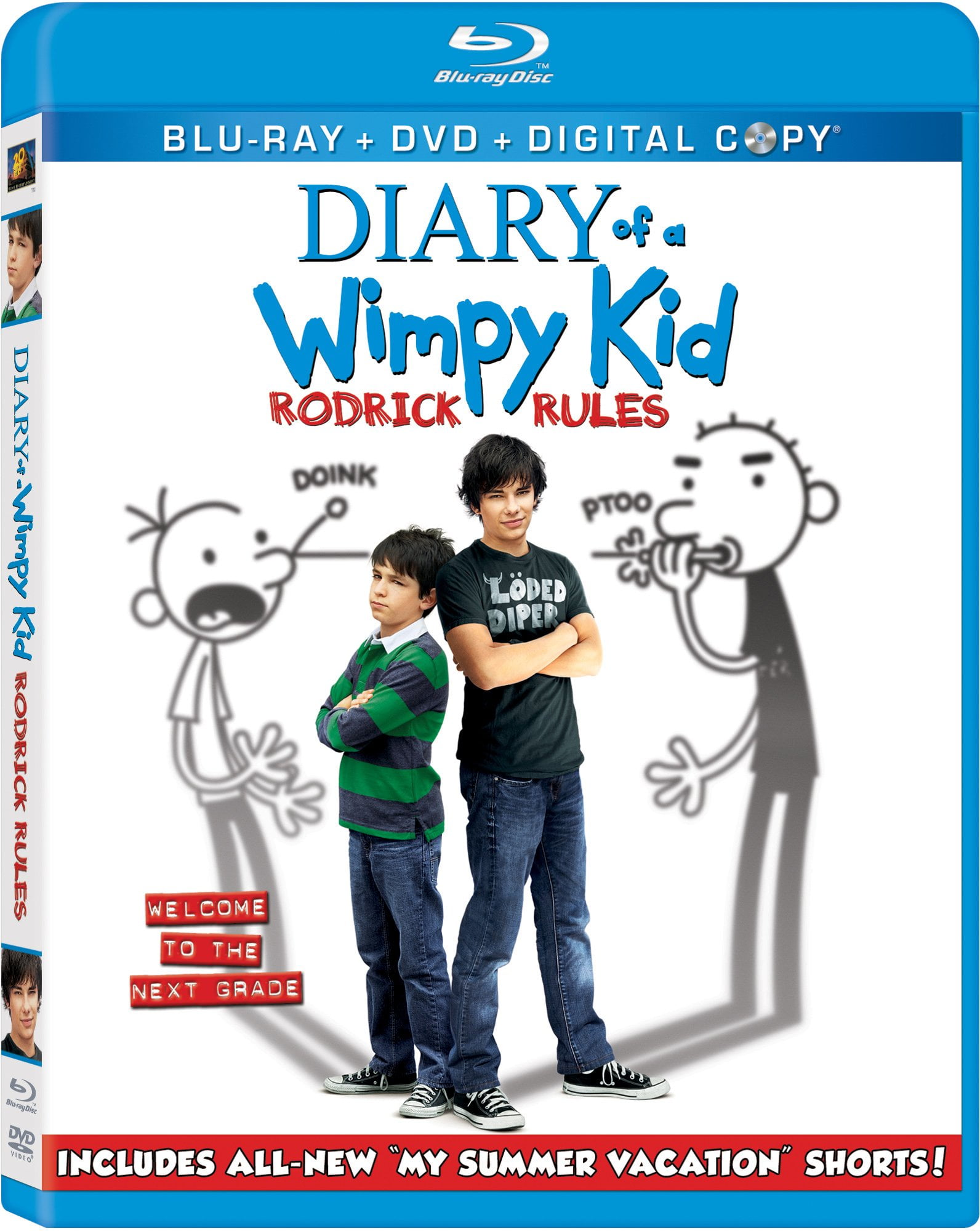 Diary Of A Wimpy Kid 2: Rodrick Rules (Blu-ray + Standard DVD + Digital ...