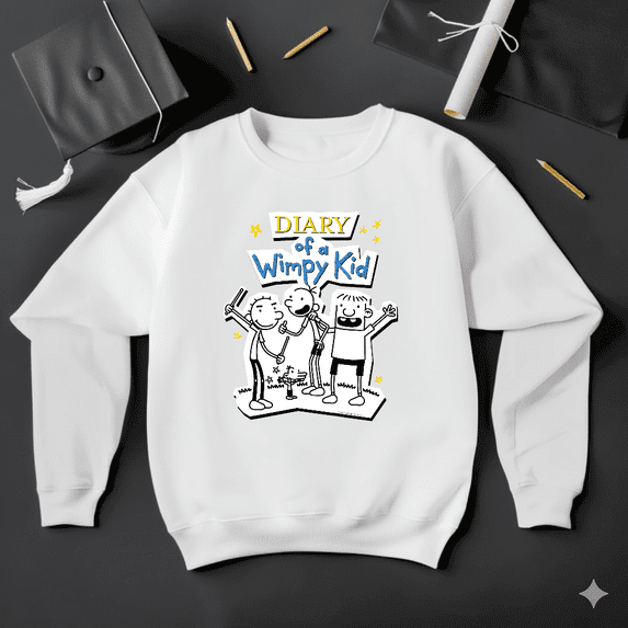 Diary Of A Wimpy Kid Movie Retro Cartoon Family Fan Sweatshirt V50324 ...