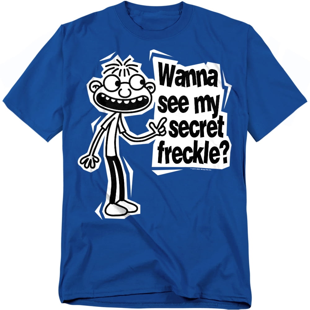 Diary Of A Wimpy Kid T-Shirt Fregley Secret Freckle Unisex Graphic Tee ...
