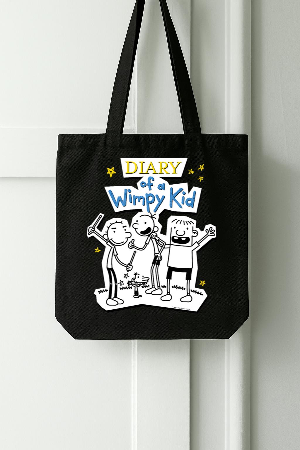 Diary Of A Wimpy Kid Wimpy Kid Group Bag Gift Black Tote Bag-TH3087 ...