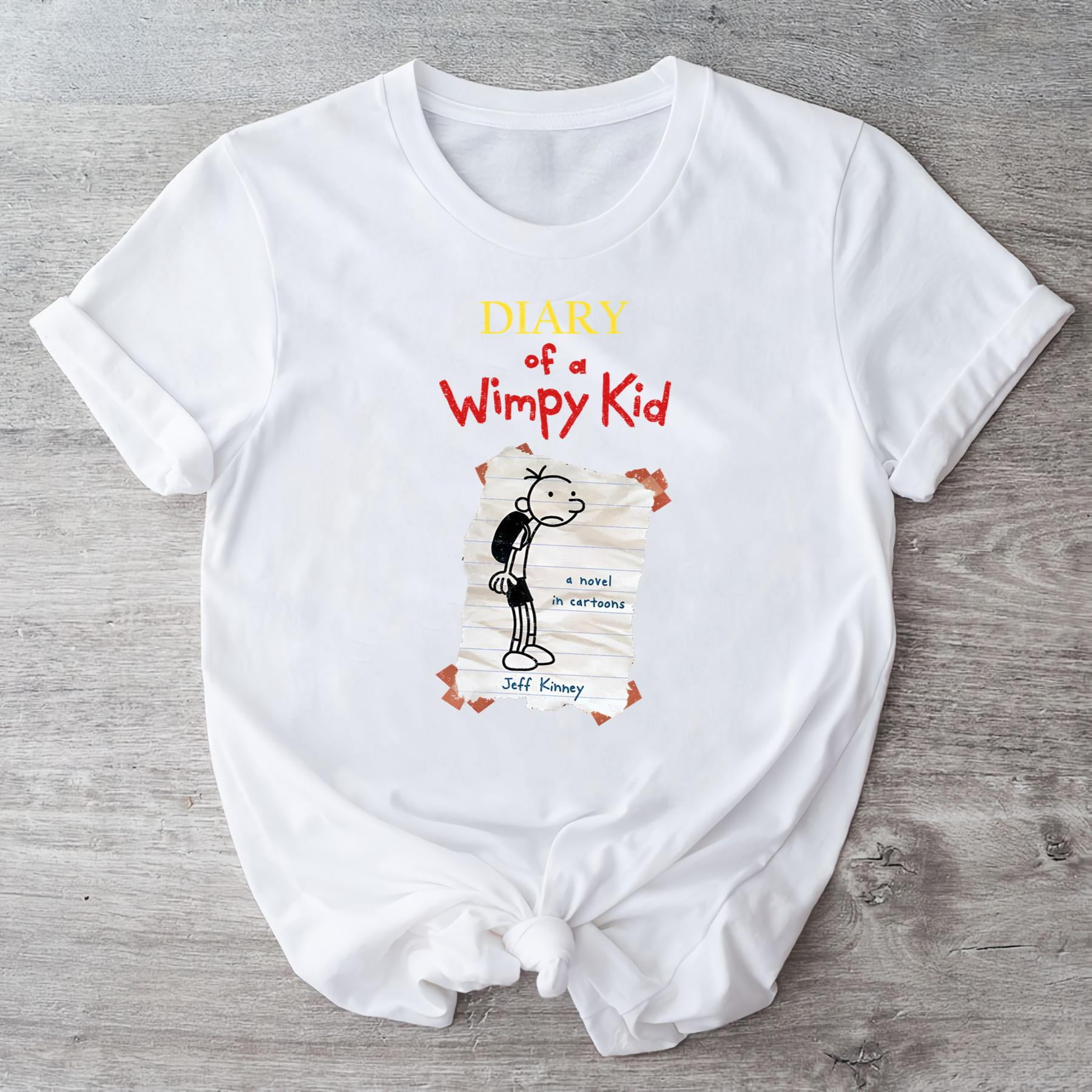 Diary Of A Wimpy Kid World Book Day T-Shirt Comic Story A Novel In ...