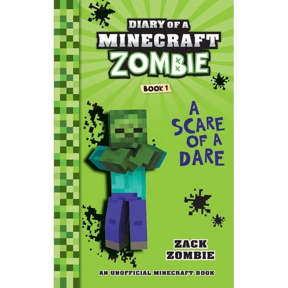 Diary of a Minecraft Zombie Book 1: A Scare of A Dare Paperback Zack ...