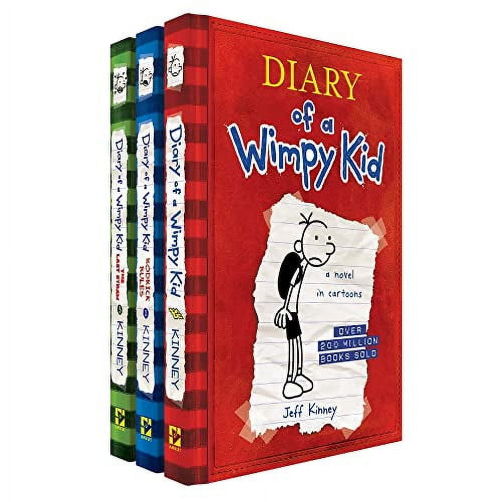 Wimpy Kid 3-Book Set: Diary of a Wimpy Kid, Rodrick Rules, The Last ...