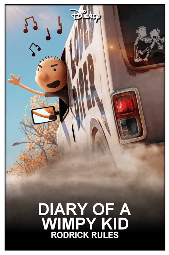 Diary of a Wimpy Kid: Rodrick Rules 2022 Poster 24x36 - Animated Family ...