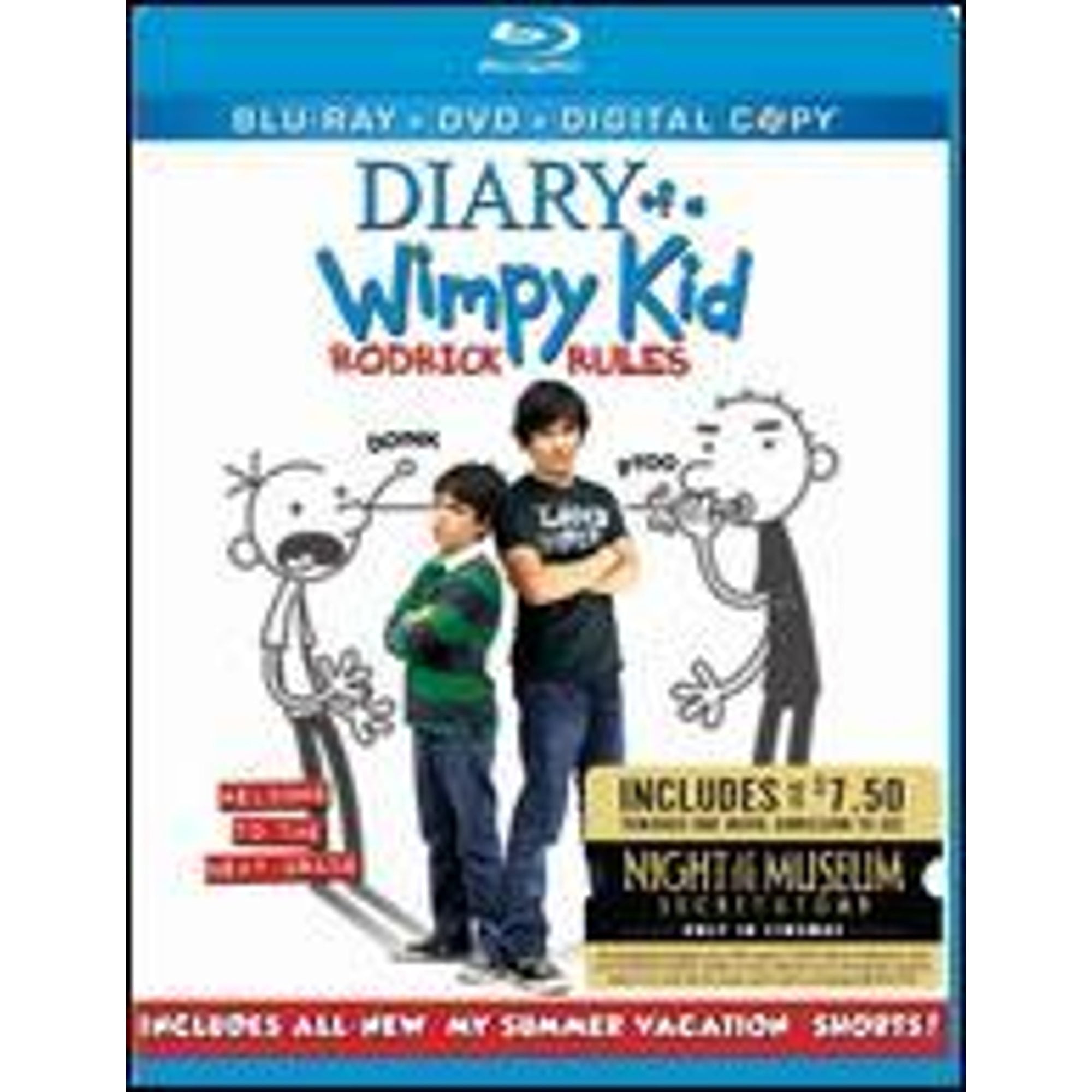 Pre-Owned Diary of a Wimpy Kid: Rodrick Rules [3 Discs] [Blu-ray/DVD ...