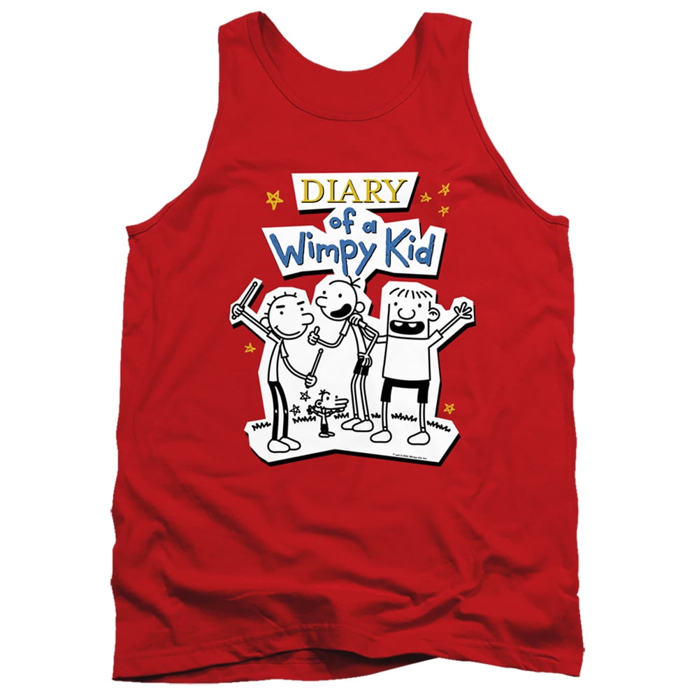 Diary of a Wimpy Kid Wimpy Kid Group Unisex Adult Tank Top (X-Large ...