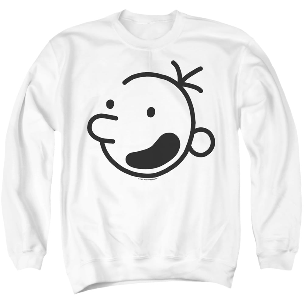 Diary of a Wimpy Kid Wimpy Kid Head Unisex Adult Crewneck Sweatshirt ...