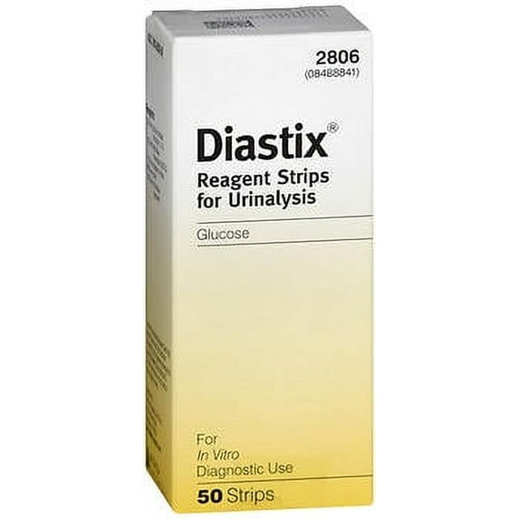 Diastix Reagent Strips for Urinalysis, Glucose - 50 ct HSA/FSA Eligible ...