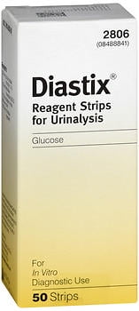 Diastix Reagent Strips for Urinalysis, Glucose - 50 ct - Walmart.com