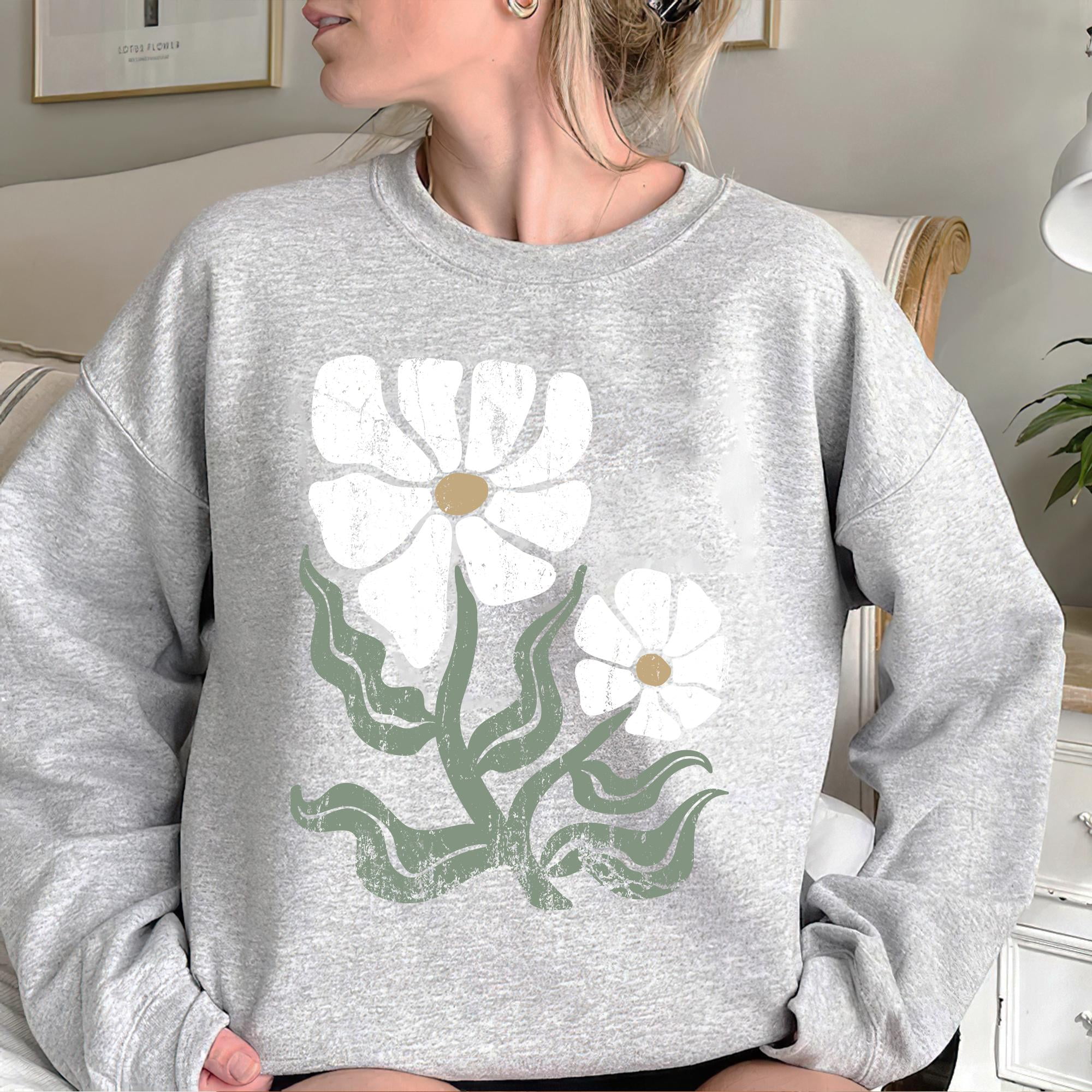 Diasy Block Print Shirt, Retro Daisy Flower Shirt, Daisy Lover Shirt ...