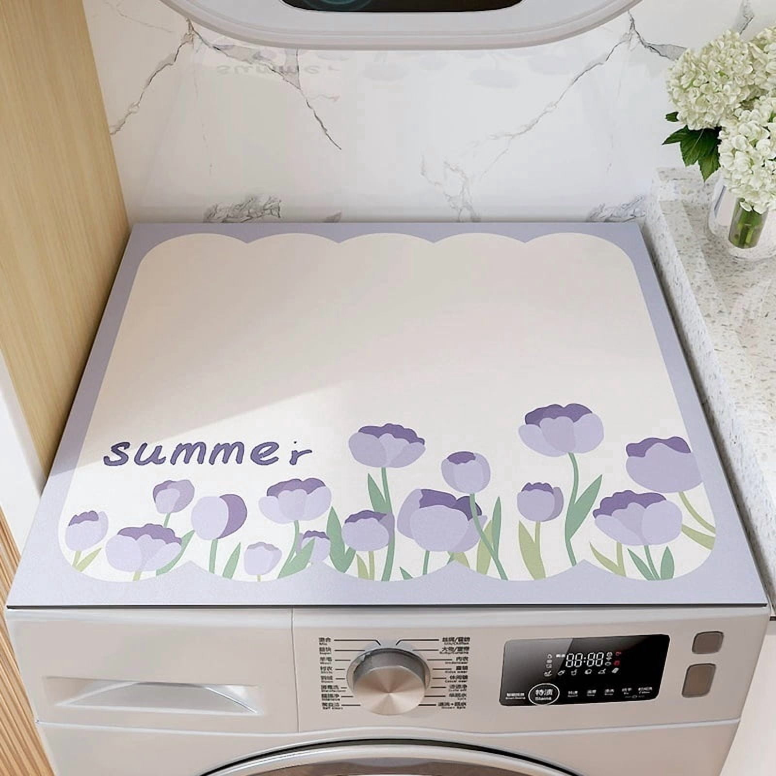 Diatom Mud Absorbent Washing Machine Cover Pad - 50x60cm Cartoon ...