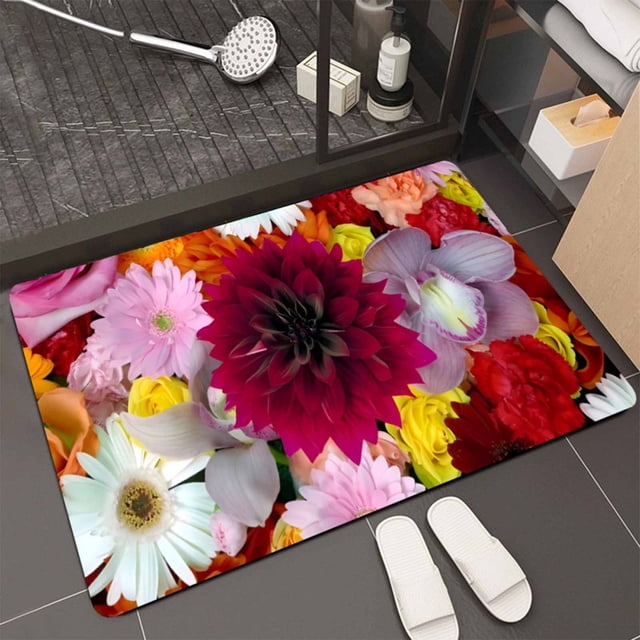 Diatom Mud Bath Mat 40x60cm Non-Slip Water Absorption Fast Drying ...