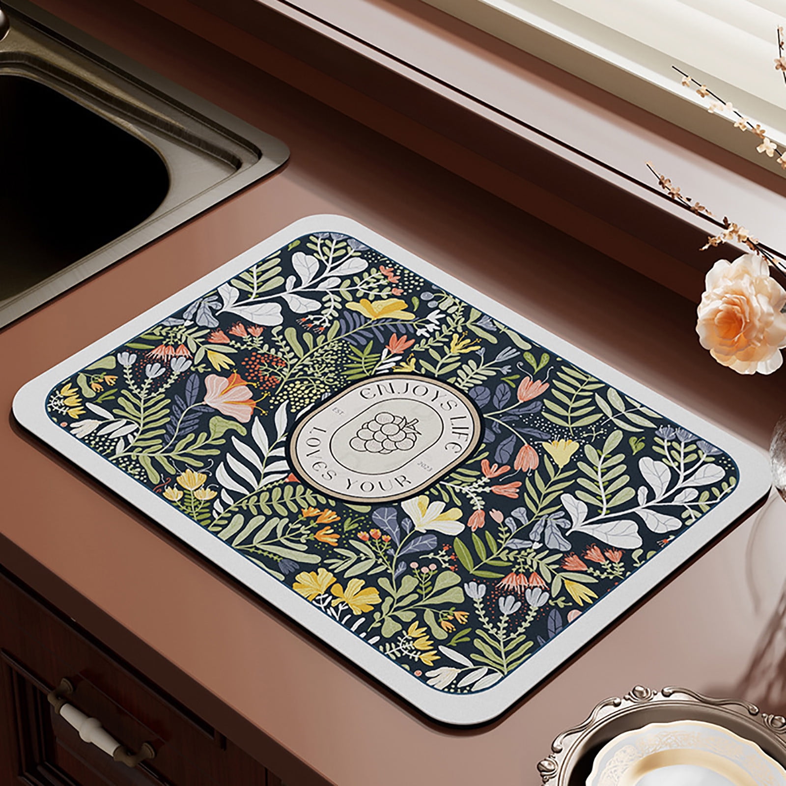 Diatom Mud Cup & Bowl Drain Pad - Non-Washing,Water Absorption ...