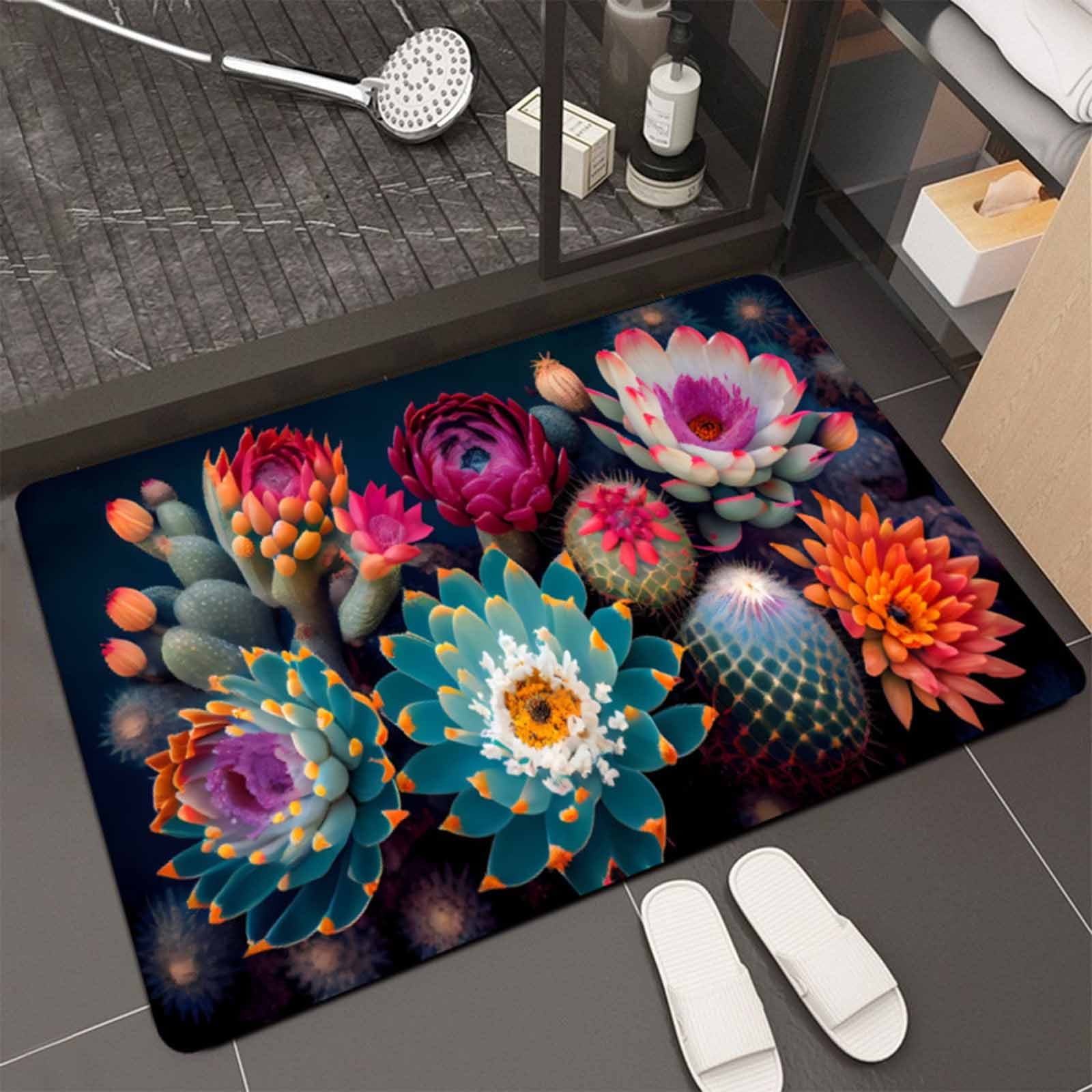 Diatom Mud Visual Expansion Mat Bathroom Water Absorption Quick-drying ...