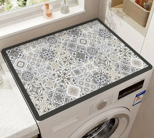 Diatom Mud Washing Machine Mat - Drum Dust Cover Cloth for Refrigerator ...