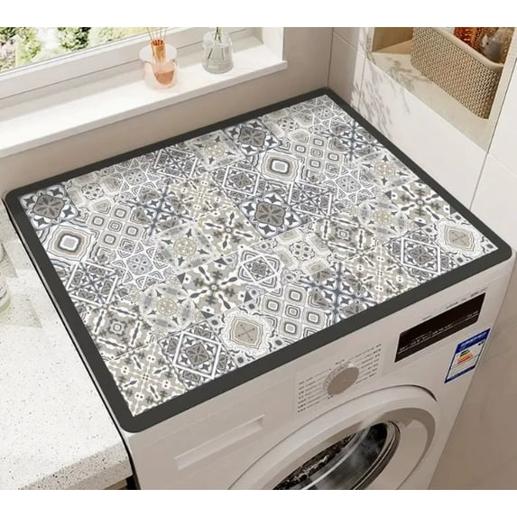 Diatom Mud Washing Machine Mat - Drum Dust Cover Cloth for Refrigerator ...
