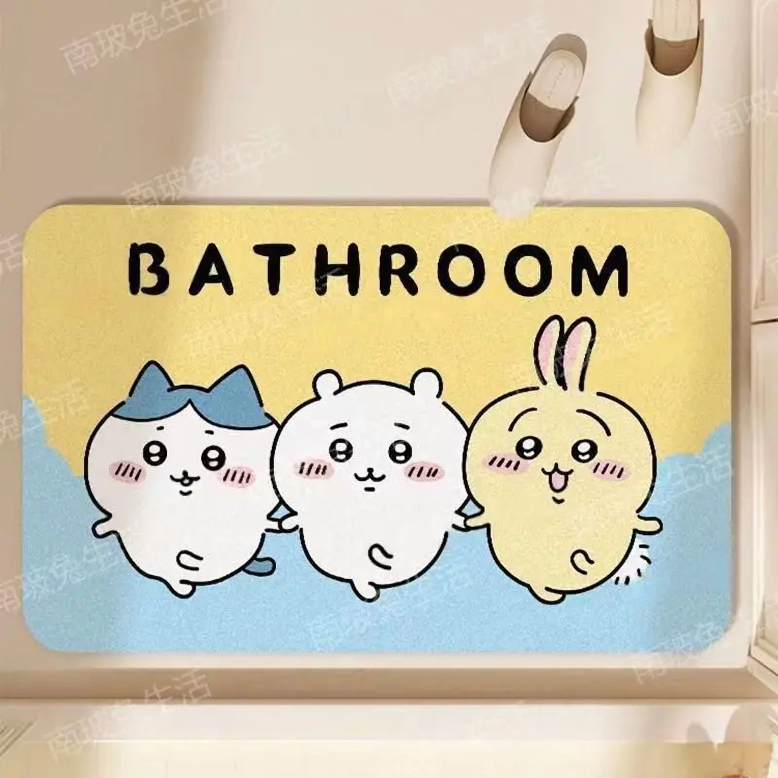 Diatom mud bathroom absorbent floor mat toilet quick drying mat non ...