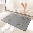 Diatomaceous Earth Bath Mat - Quick-Drying Non-Slip Bathroom Mat for ...