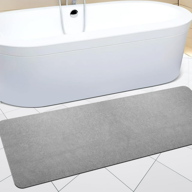 Diatomaceous Earth Bath Mat Soft Diatomite Stone Bath Mat Large Non Slip Super Absorbent Fast