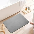 Diatomaceous Earth Bath/Showers Mat Natural Hard Stone Non Slip Quick ...