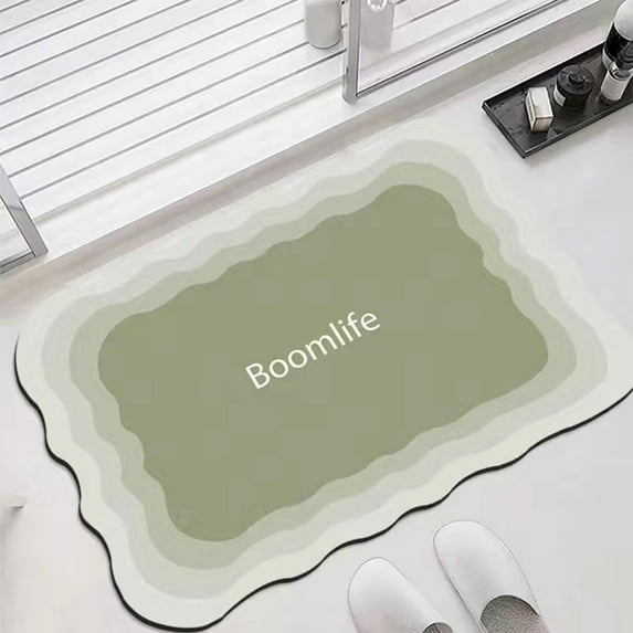 Diatomaceous Earth Bathroom Floor Mat, Super Absorbent Quick Dry Stone ...