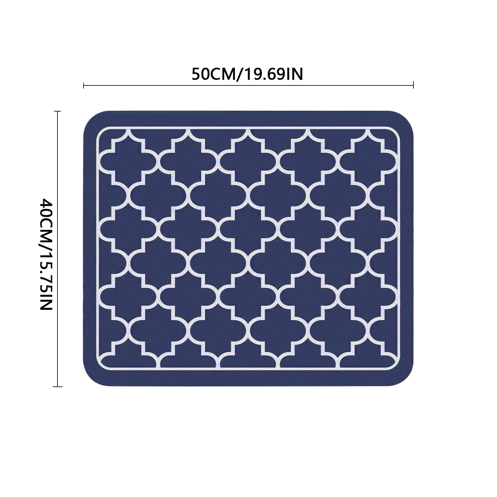 Diatomaceous Earth Coffee Machine Mat 12x8 Inch 2-Pack Quick-Dry Heat ...