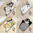 Diatomaceous Earth Floor Mat - Cool Cat Pattern, Diatomaceous Earth ...