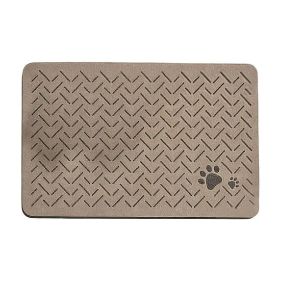 A Diatomaceous Earth Floor Mat For Pets With Non-Skid Latex Backing ...