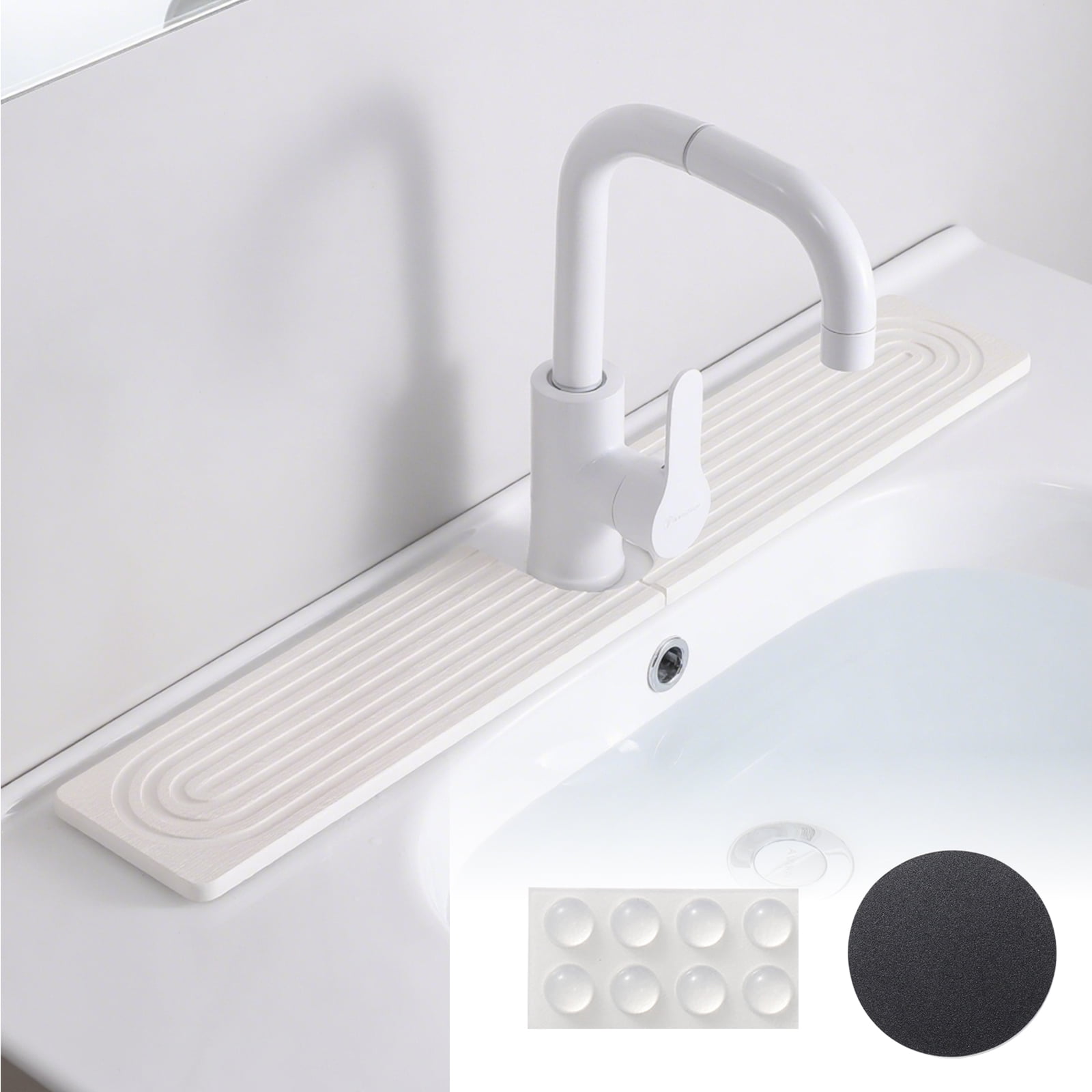 FT Hita Diatomite Faucet Absorbent Mat Square Instant Dry Water ...