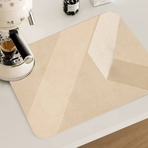 Diatomite Kitchen Countertop Mat, Water Absorbing Heat Insulation ...