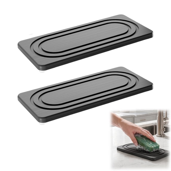Diatomite Stone Sink Tray with Quick Drying - Stone Drying Tray for ...