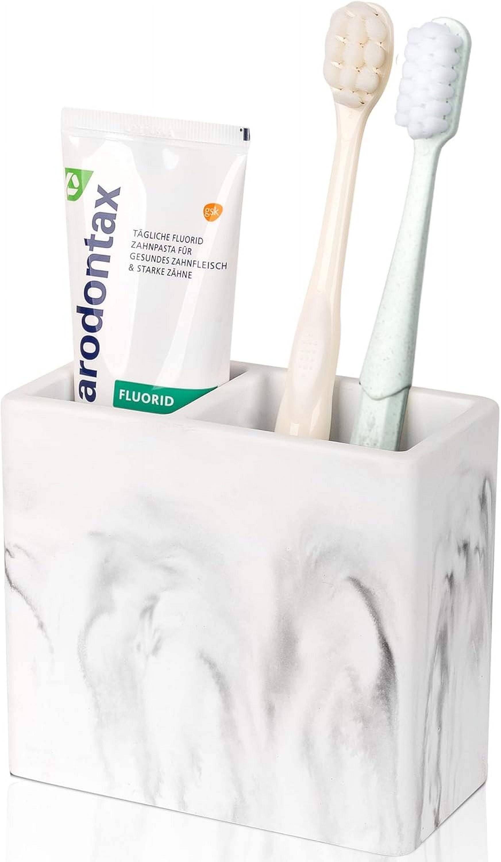 Diatomite Toothbrush Holder 2 Slots Tooth Brush Holder for Bathroom ...