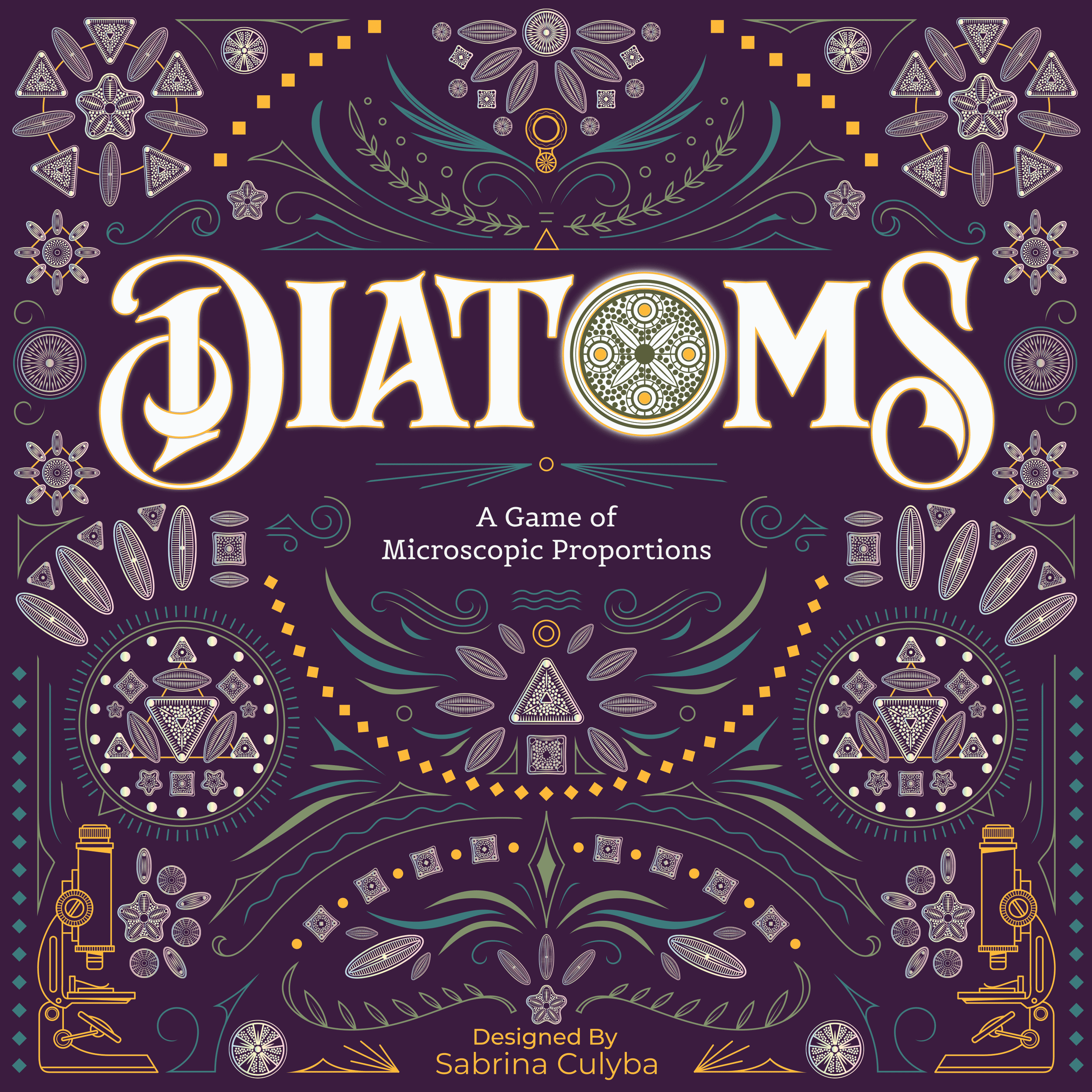 Diatoms, Create Beautiful Mosaics from Microscopic Algae Board Game 1 ...