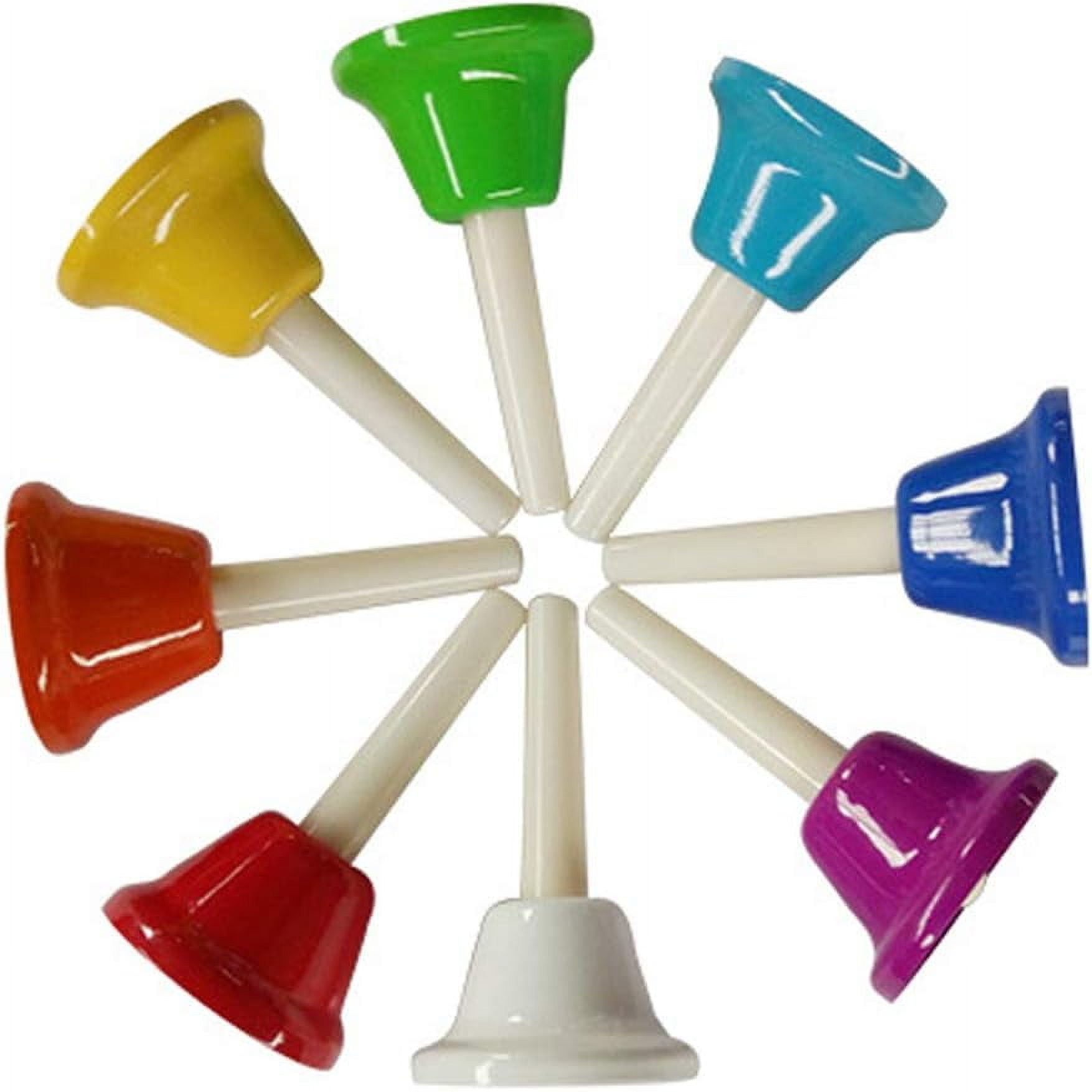 Diatonic Desk Bells, Tuned Colored Metal Hand Bells With Middle C To ...