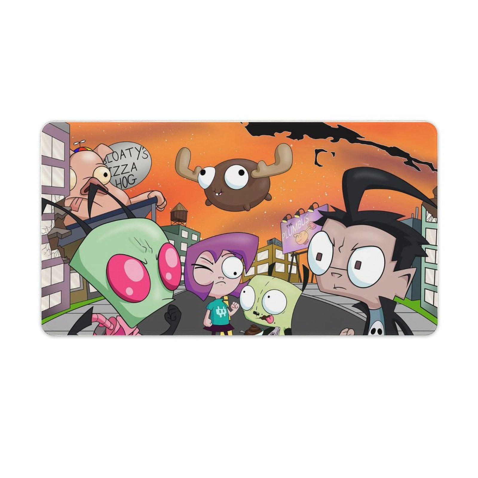 Dib Invader Zim Gaz Gir Mouse Pad Extended Gaming No-sliped Large Desk ...