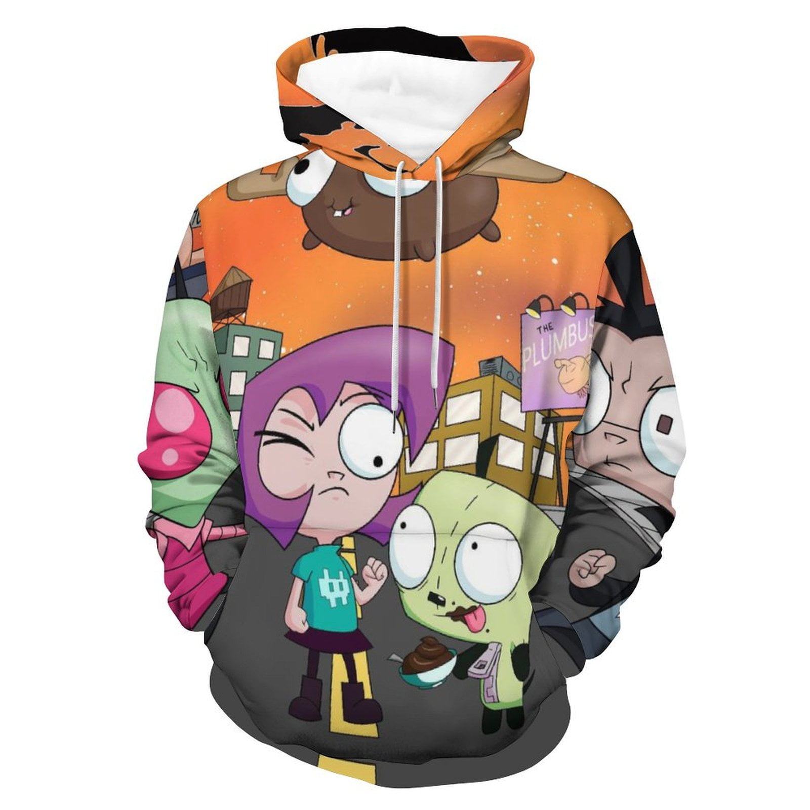 Dib Invader Zim Gaz Gir Sweatshirt For Mens And Womens Fashion Hoodies ...