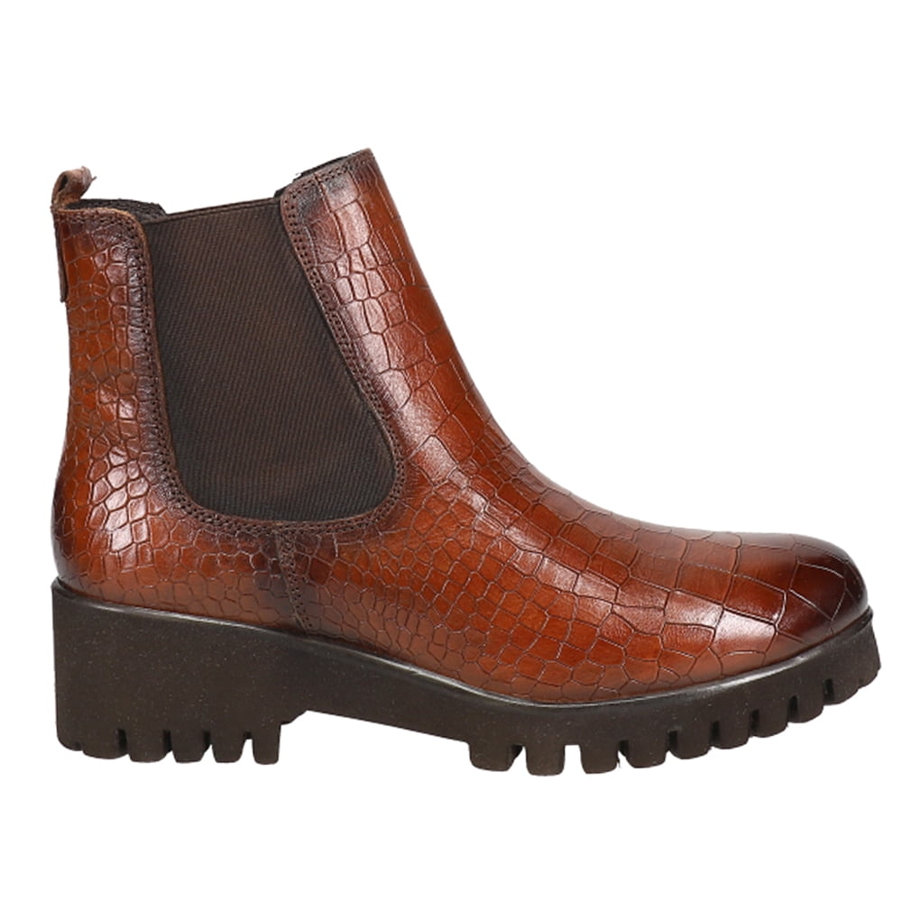 Diba True Womens Red Wheel Round Toe Chelsea Ankle Boots - Walmart.com