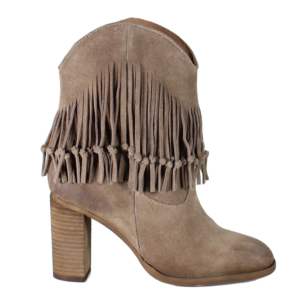 Diba True Womens True Sky Western Fringe Round Toe Ankle Boots ...