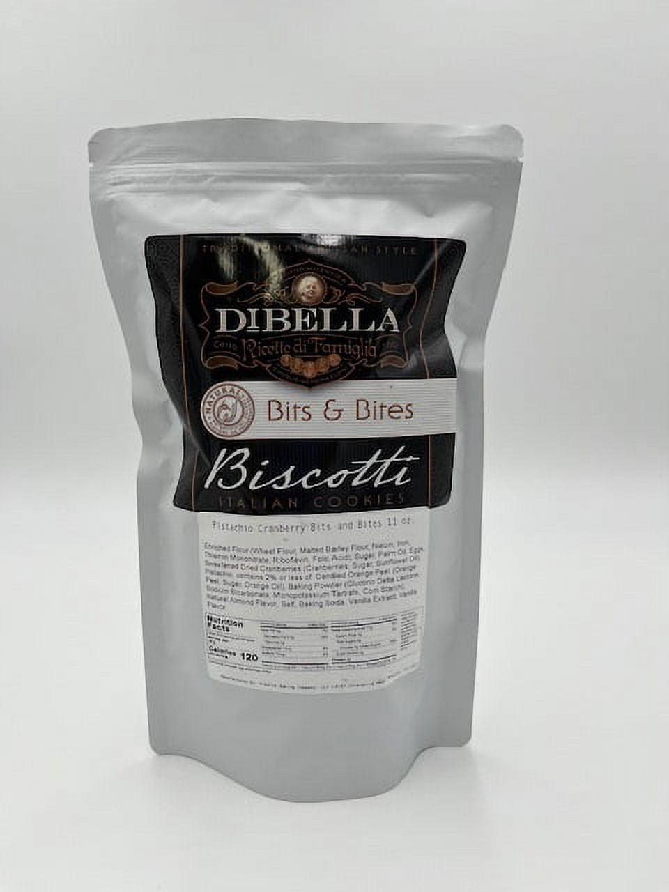DiBella Biscotti Broken Bits and Bites, Pistachio Cranberry, 11 oz ...